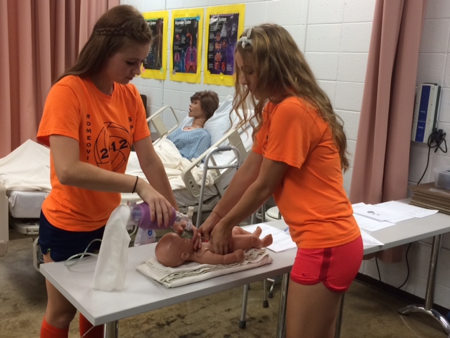 Wilco Area Career Center - CNA Students Practice CPR